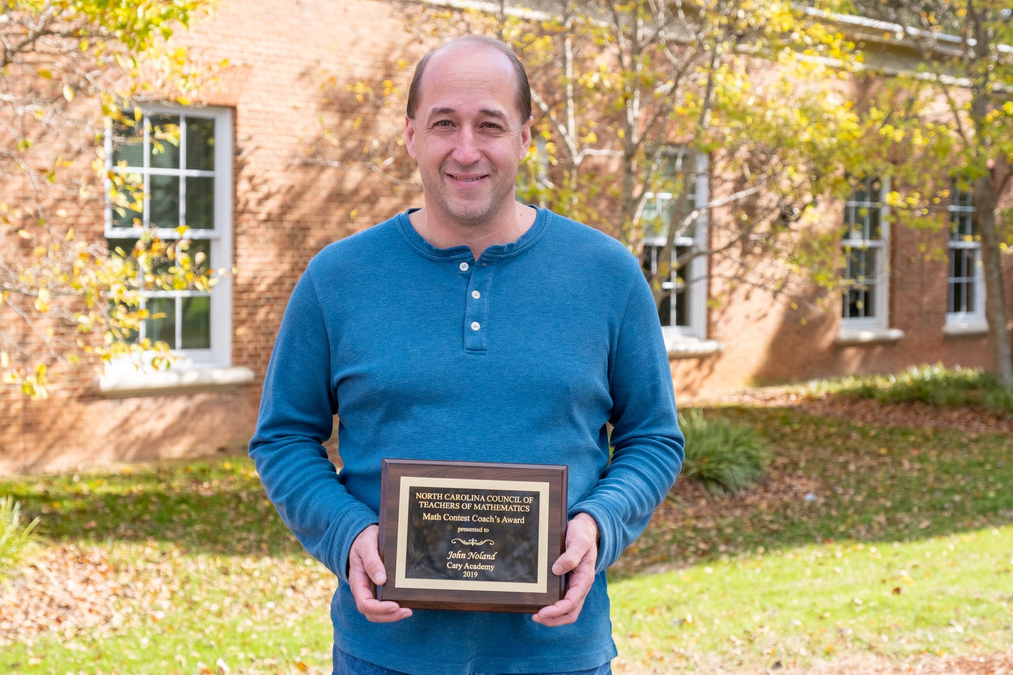 NC Council of Teachers of Mathematics honors Upper School math coach ...