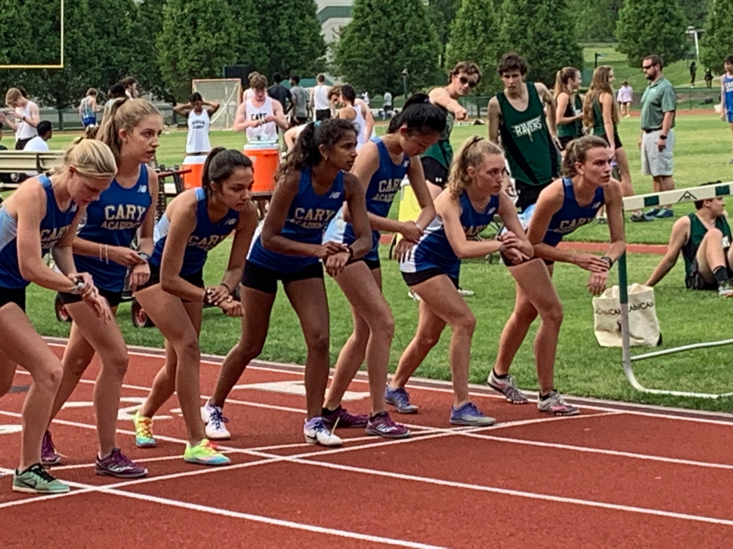 Senior Nights Girls Varsity Track And Field Cary Academy